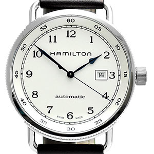- 품절 HAMILTON KHAKI NAVY PIONEER AUTO 남성용 43mm H77715553